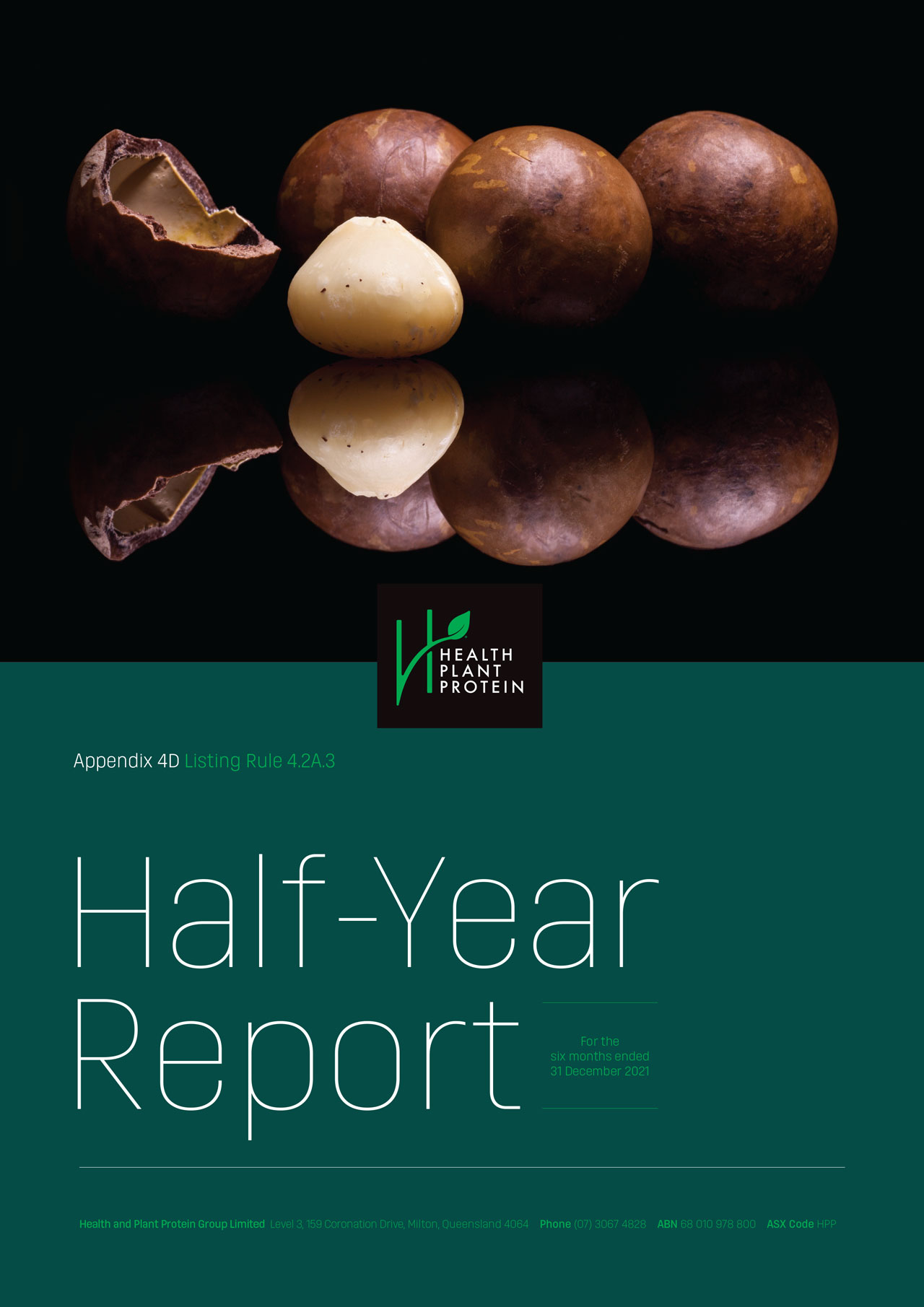 Health and Plant Protein Group - Annual Reports